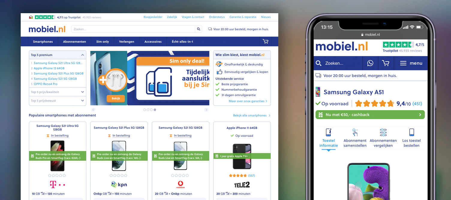 Mobiel.nl review & ervaringen 2026 | ReviewGo